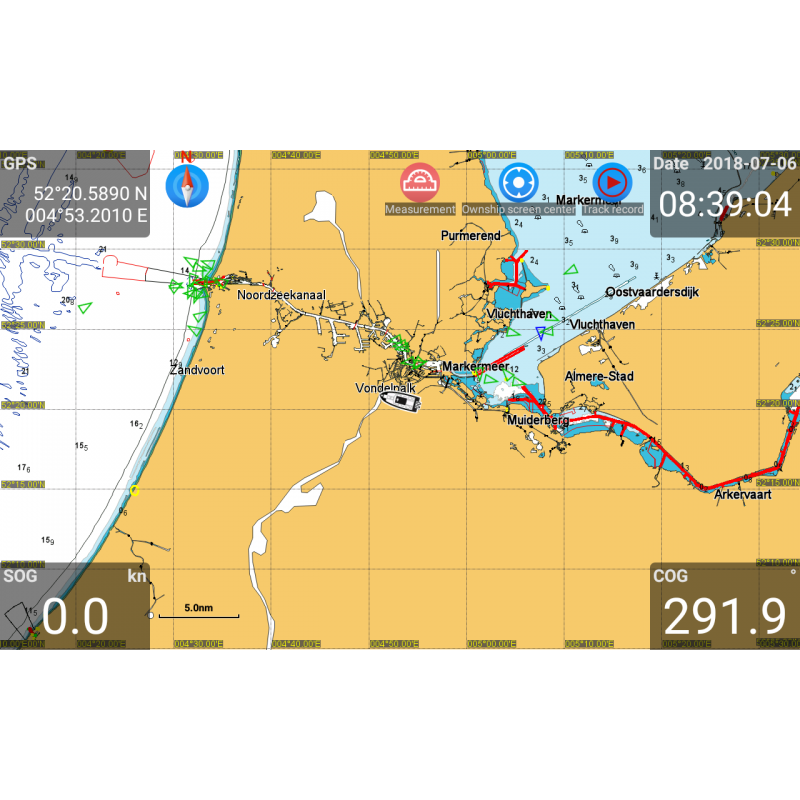 Xinuo XN60 10.1" Multi-Touch AIS Chartplotter