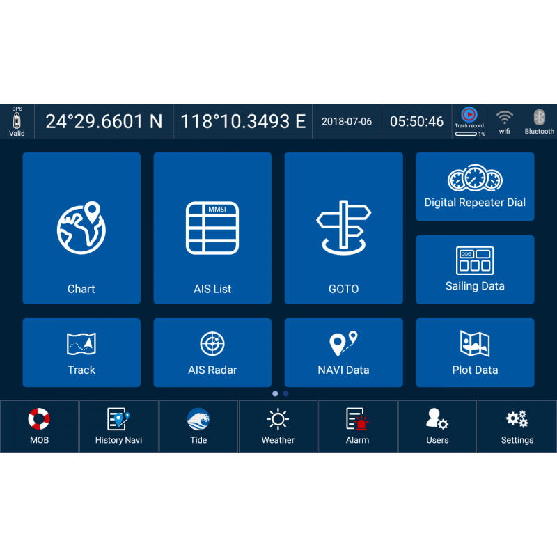 Xinuo XN60 10.1" Multi-Touch AIS Chartplotter