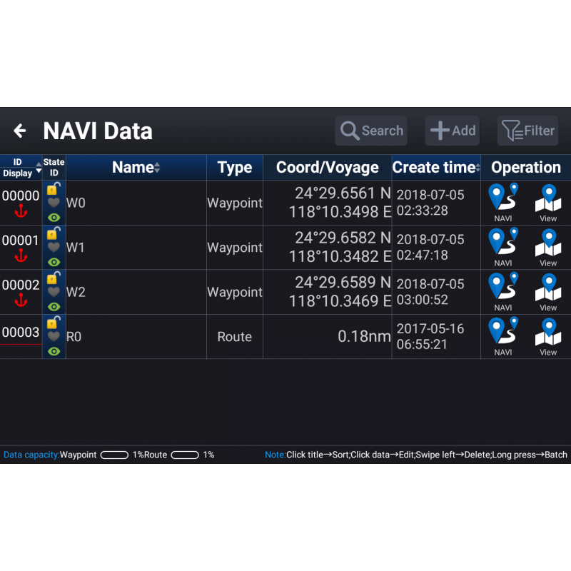 Xinuo XN60 10.1" Multi-Touch AIS Chartplotter