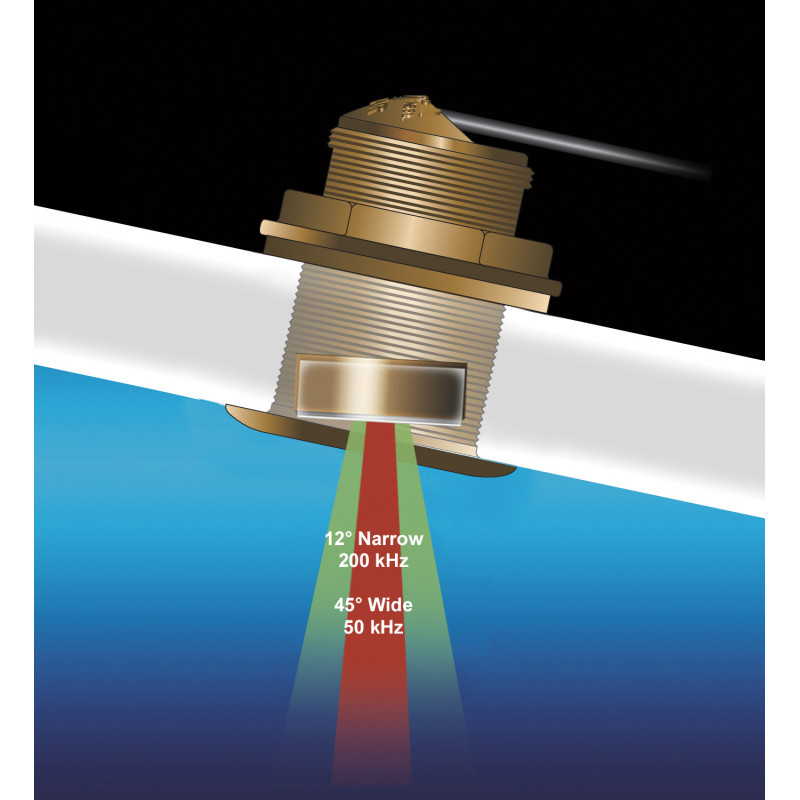 Airmar B60 20 600W 50 200kHz Thru Hull Transducer
